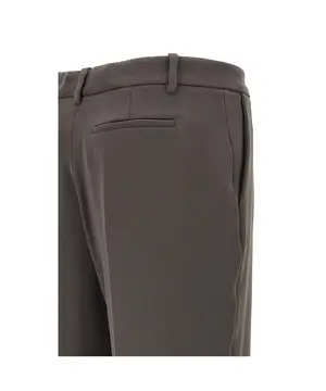 P.a.r.o.s.h Belted Casual Trousers - Black