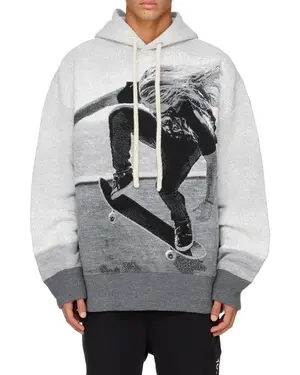 Palm Angels Graphic-printed Drawstring Hoodie