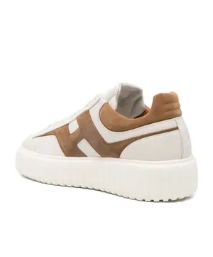 Hogan H-striped Platform Sneakers - White