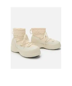 Moon Boot Mezzaluna Quilted Boots - Cream