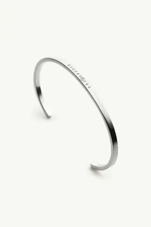 MAISON MARGIELA Numeric Minimal Signature Cuff Bracelet