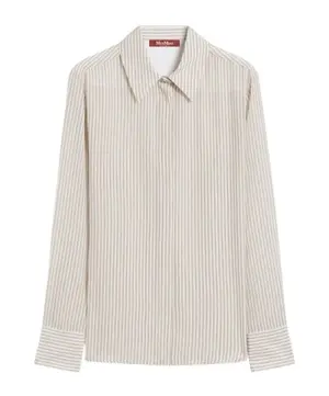 Max Mara Flirt Striped Shirt - Camel