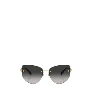TIFFANY  CO. Tiffany & Co. Cat Eye Rimless Sunglasses - Black