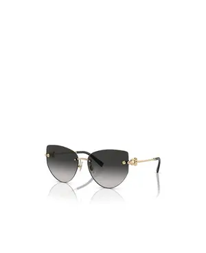 TIFFANY  CO. Tiffany & Co. Cat Eye Rimless Sunglasses
