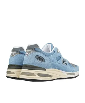 NEW BALANCE Logo Patch Lace-up Sneakers - Blue