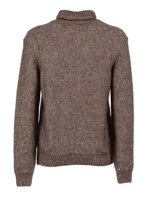 K-WAY Turtle Neck Knitted Jumper - Brown