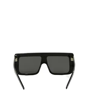 Rick Owens Documenta Shield Frame Sunglasses - Black