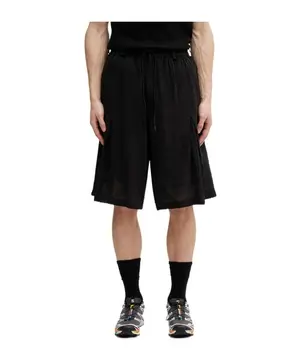 Y3 Oversized Pleated Shorts