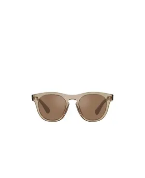 Oliver Spencer Logo Temples Sunglasses - Brown