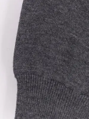 Zegna Long-sleeved V-neck Jumper - Black