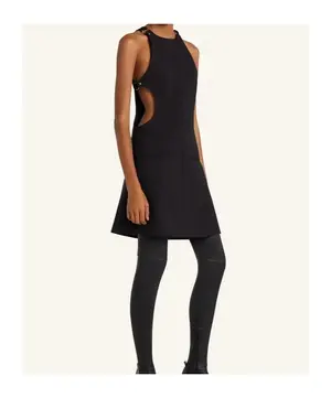 COURREGES Courrèges Tailored A-line Dress With Buckle Detail