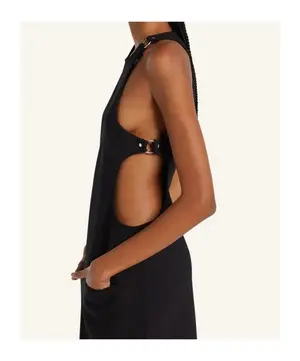 COURREGES Courrèges Tailored A-line Dress With Buckle Detail
