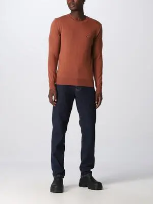 VIVIENNE WESTWOOD Round Neck Long Sleeve Sweater - Brown