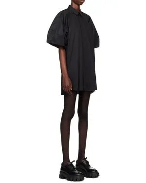 Sacai Poplin Mini Shirt Dress