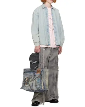 Acne Studios Buckle Detailed Wide-leg Pants
