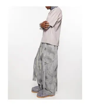 Acne Studios Buckle Detailed Wide-leg Pants