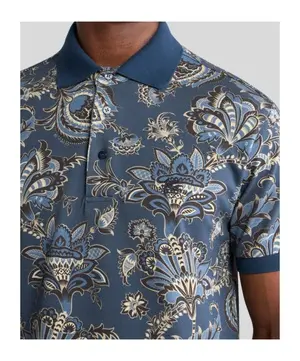 Etro Paisley Printed Polo Shirt