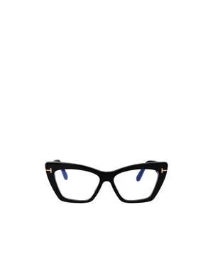 TOM FORD Cat Eye Frame Eyeglasses - Black