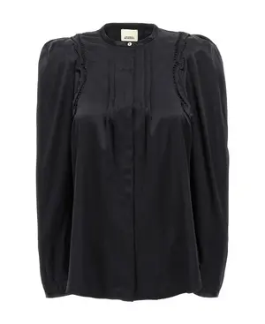Isabel Marant Étoile Round Neck Long Sleeve Shirt