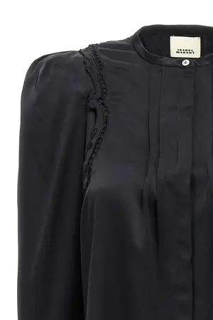 Isabel Marant Étoile Round Neck Long Sleeve Shirt