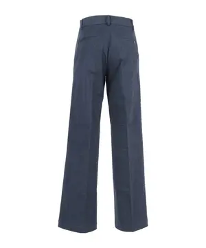 K-WAY Wide-leg Chino Trousers - Blue
