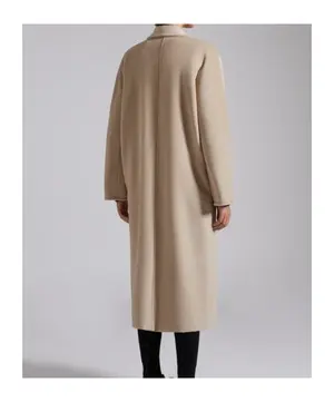 Max Mara Madame Belted Double-breasted Coat - Sand-colored
