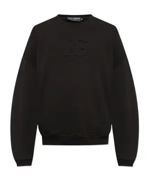 Dolce & Gabbana Embossed Logo Crewneck Sweatshirt