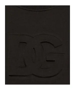 Dolce & Gabbana Embossed Logo Crewneck Sweatshirt