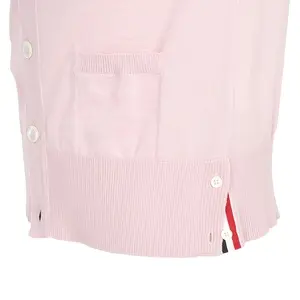 Thom Browne 4-bar V-neck Knitted Cardigan