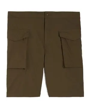 Aspesi Lou Bis Poplin Shorts - Green