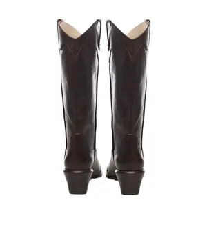 Paris Texas Ebony Square-toe Boots