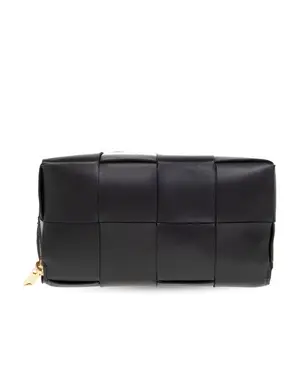 Bottega Veneta Zip-up Wash Bag - Black