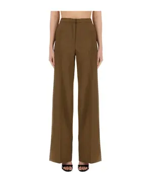 PT TORINO Wide Leg Pleated Trousers