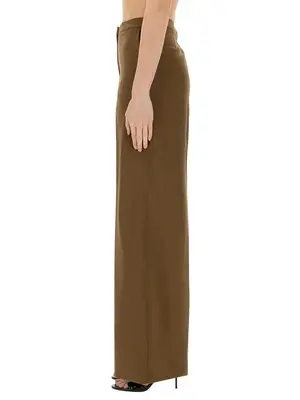 PT TORINO Wide Leg Pleated Trousers