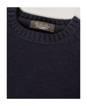 Loro Piana Parksville Crewneck Jumper - Blue