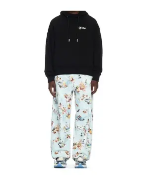 Off-White Diagonal Arrow Skate Drawstring Hoodie