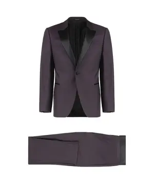 Emporio Armani Wool Two-piece Suit - Black