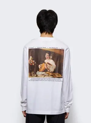 Off-White Caravaggio Lute Print T-shirt - White