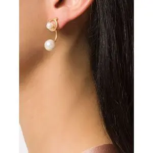 FERRAGAMO Embellished Pearl Drop Earrings