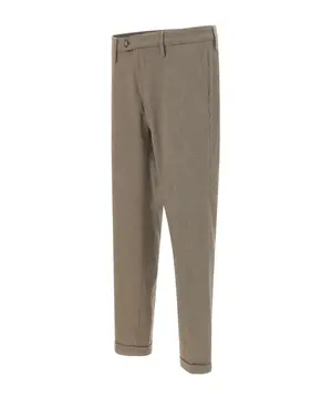 RE-HASH Micro-pattern Tailored Trousers - Gray