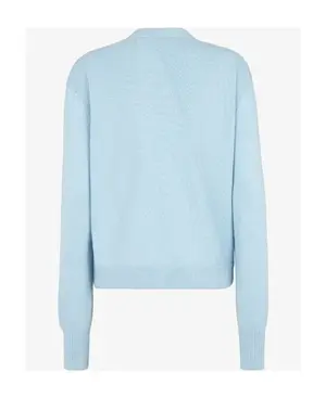 Fendi Twist Detailed Knit Cardigan