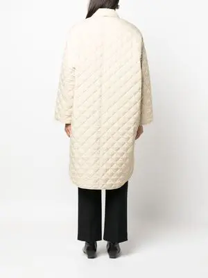 TOTEME Diamond-quilted Cocoon Coat
