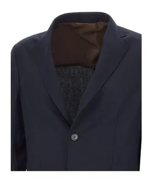 BARBA NAPOLI Easy Slim Fit Blazer - Blue