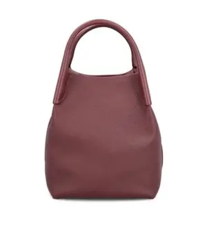 Loro Piana Bale Small Tote Bag With Logo - Red