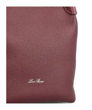 Loro Piana Bale Small Tote Bag With Logo - Red