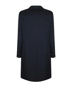 Tagliatore Colorado Single Breasted Coat - Blue