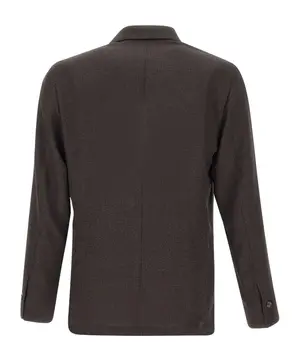 BARBA NAPOLI Easy Slim Fit Two-button Blazer - Black