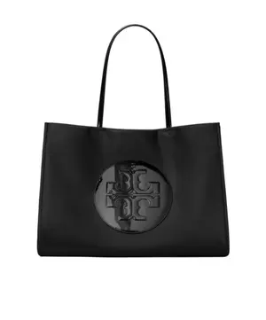 Tory Burch Large Ella Patent Logo-embossed Tote Bag