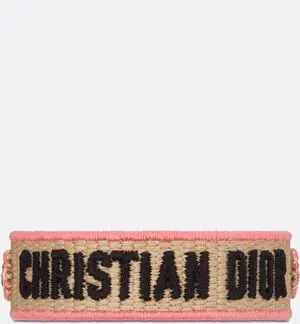Dior Embroidered Bracelet With Tassels