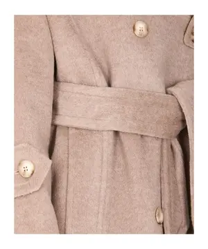 DONDUP Double Breasted Belted Coat